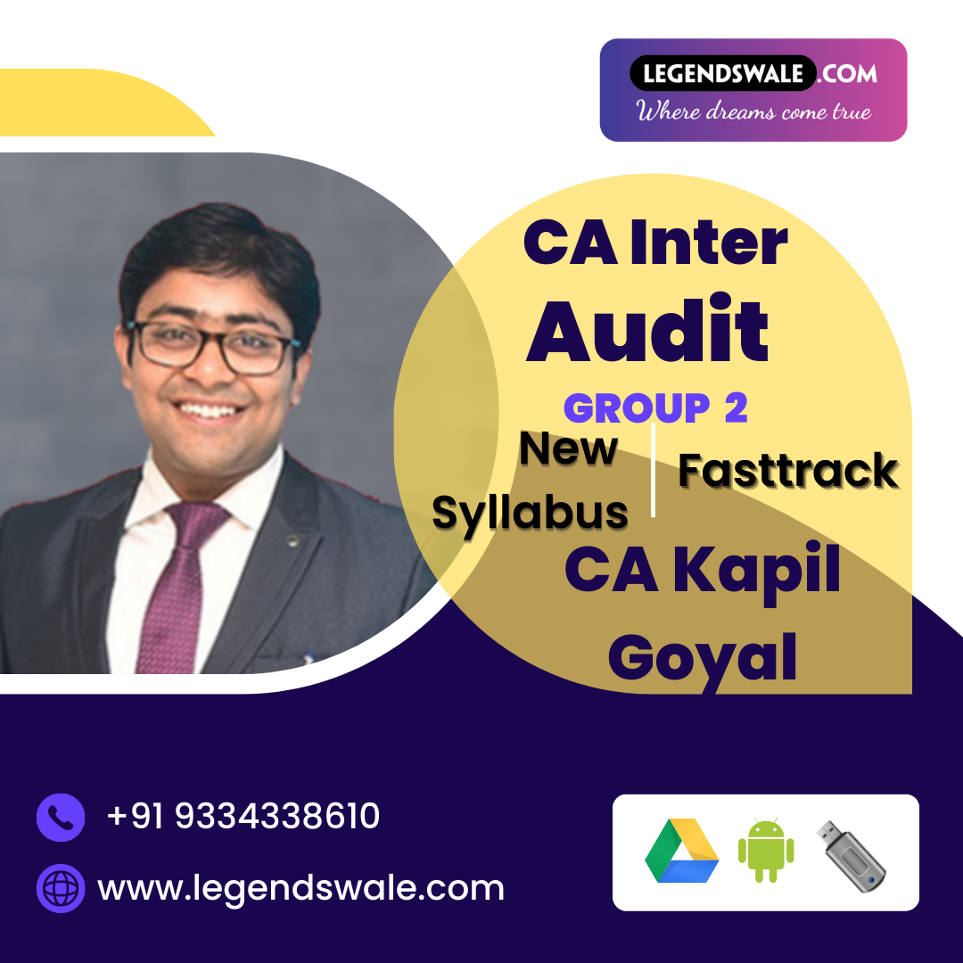 CA Inter Audit Fasttrack By CA Kapil Goyal - Legendswale