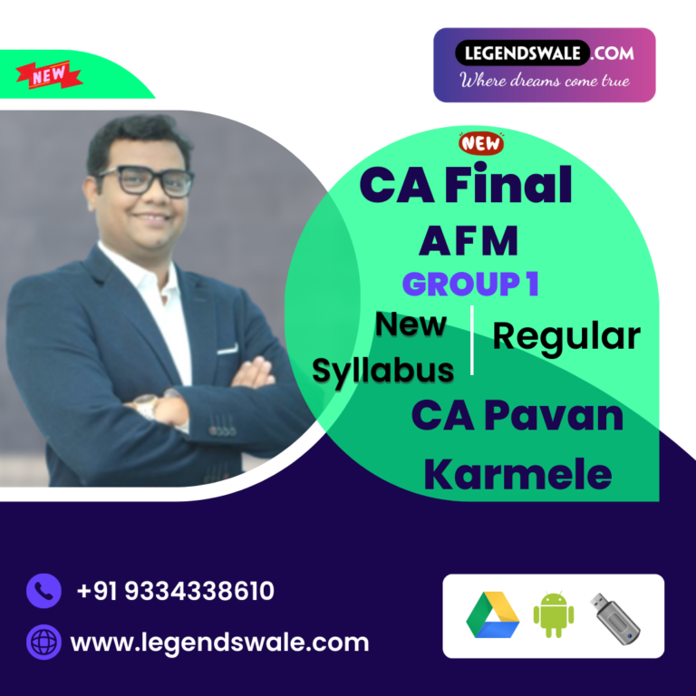 CA Final Advanced Financial Management AFM Regular Course By CA Pavan ...