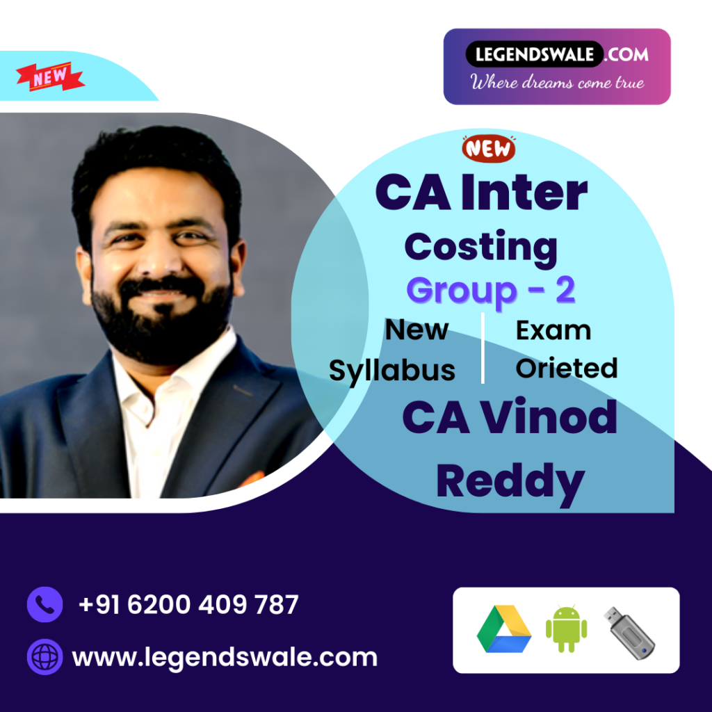 CA Inter Cost and Management Accounting Exam-Oriented Batch By CA Vinod ...